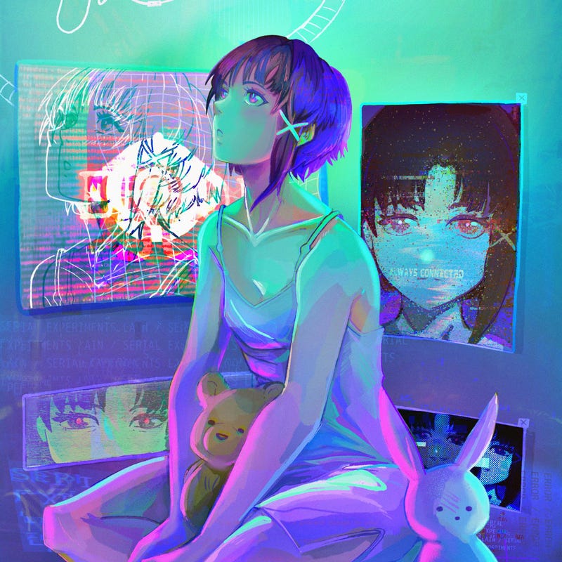 Lain Wall Art - Etsy UK