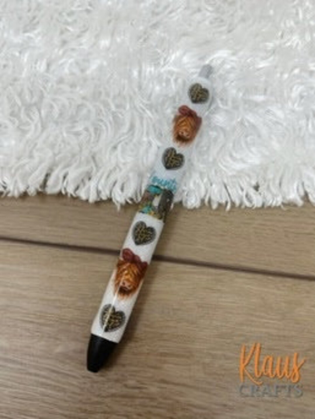 Highland Cow Pen Personal Refillable Gel Pen Cute Cow Gift - Etsy