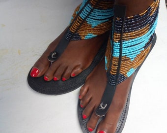African sandals | Etsy