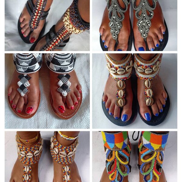 Maasai Sandals - Etsy