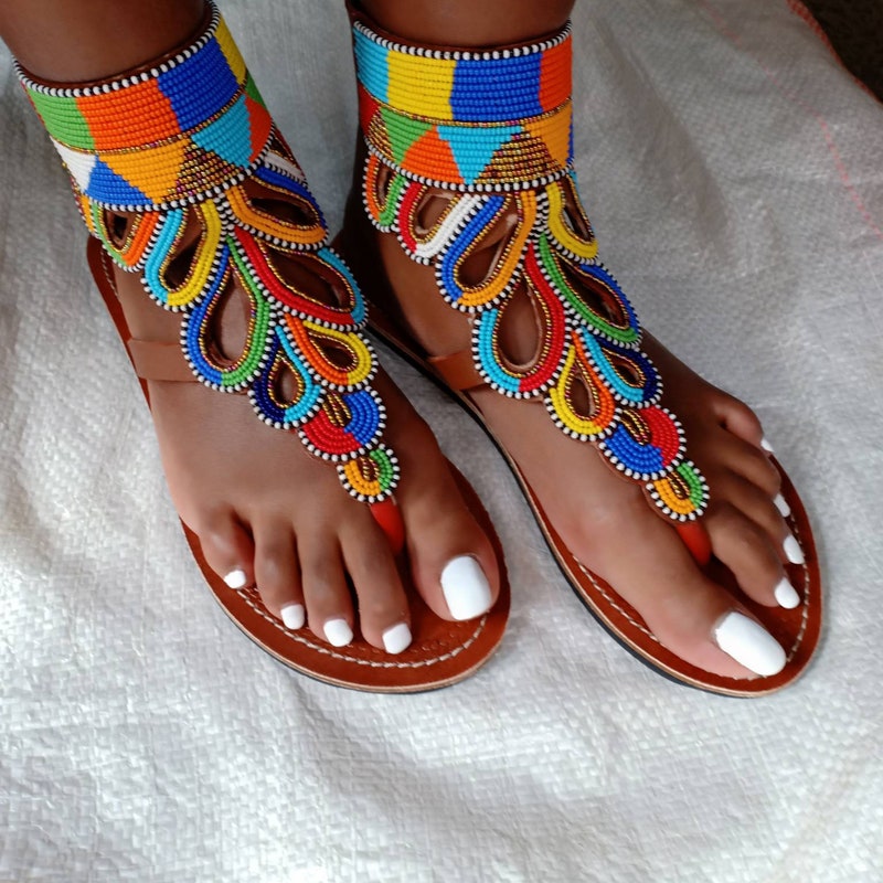 African Sandals for Women - Etsy