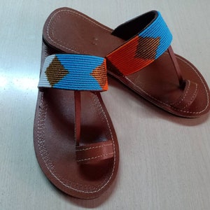 ON SALE Father's Day Gift Idea African Sandals Kenyan - Etsy