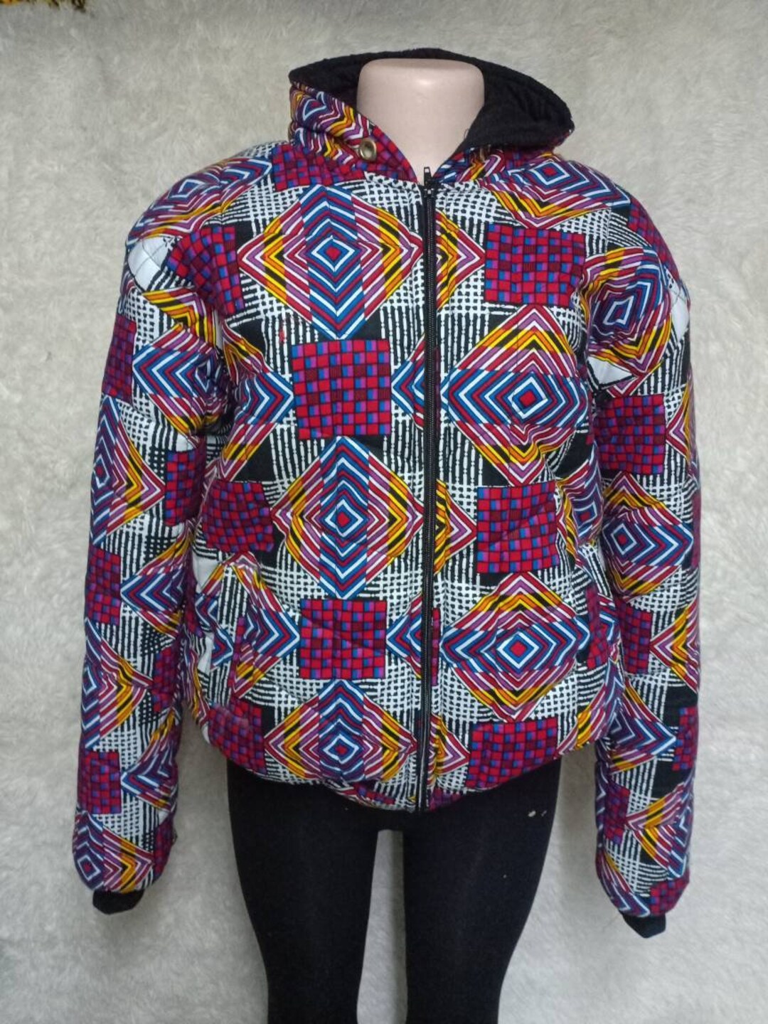 Unisex Winter Jacket African Print Jacket,winter Jacket,kente Jacket ...