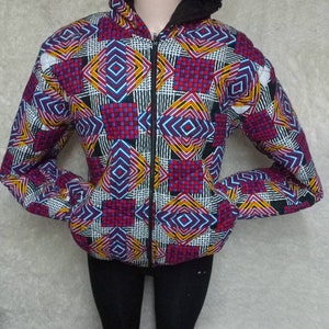 Unisex Winter Jacket African Print Jacket,winter Jacket,kente Jacket ...
