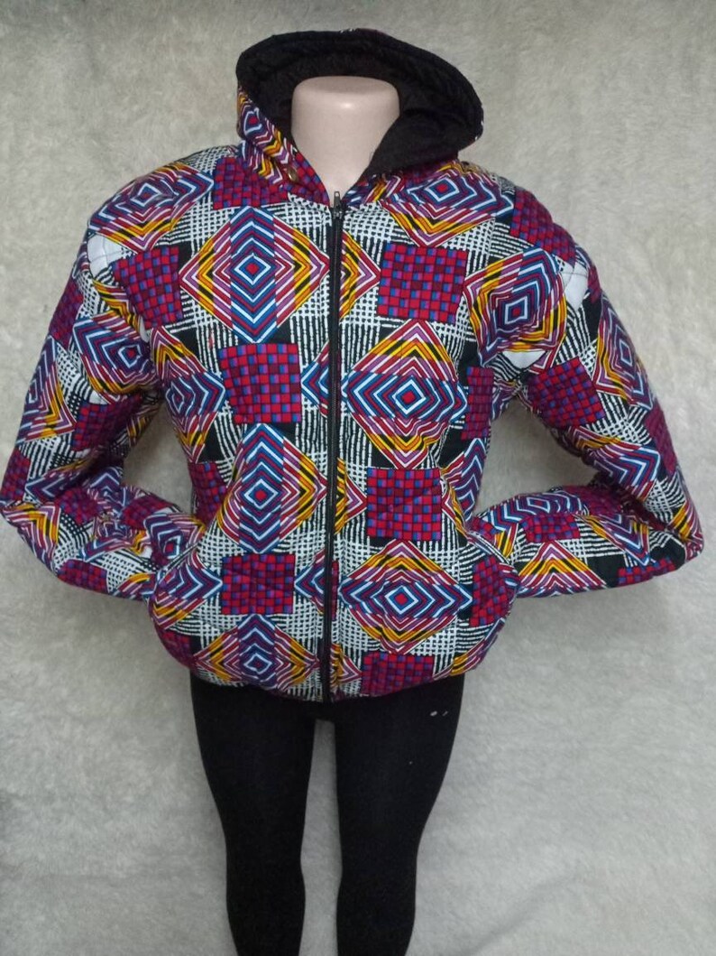 Unisex Winter Jacket African Print Jacketwinter Jacketkente | Etsy