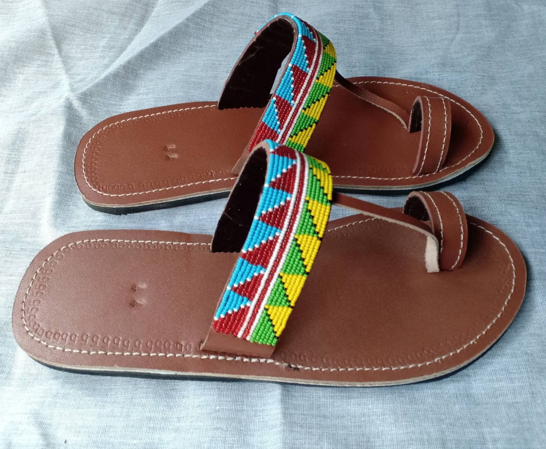 ON SALE Father's Gift . African Sandals, Kenyan Shoes for Men , Leather ...