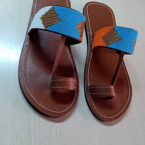 ON SALE Father's Day Gift Idea African Sandals Kenyan - Etsy