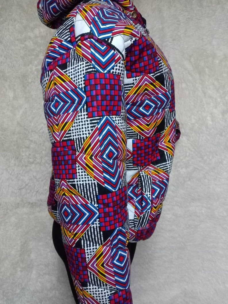 Unisex Winter Jacket African Print Jacketwinter Jacketkente | Etsy