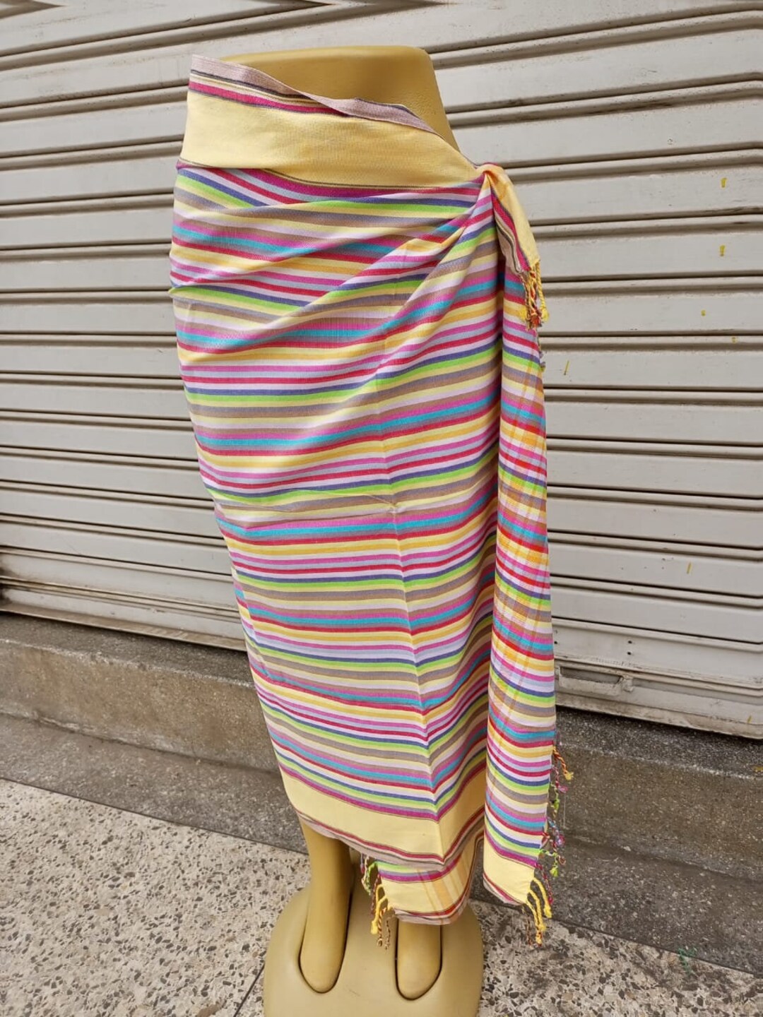 African Kikoy/african Fabric/ethnic African Kikoy/colourful Fabric ...