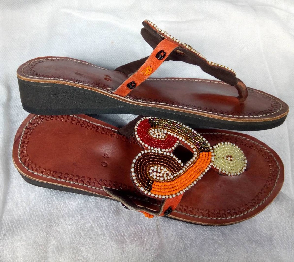 African sandalsevening wearoutdoor sandals women sandals. | Etsy