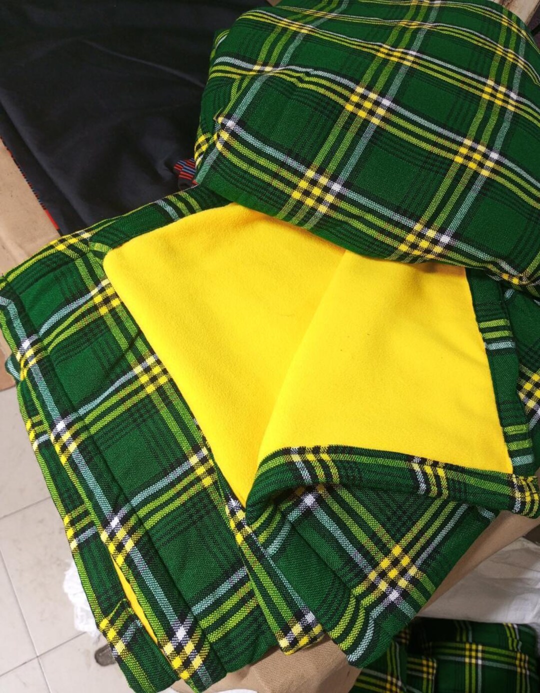 Authentic Maasai Shuka Blanket With Fleece Lining - Traditional African ...