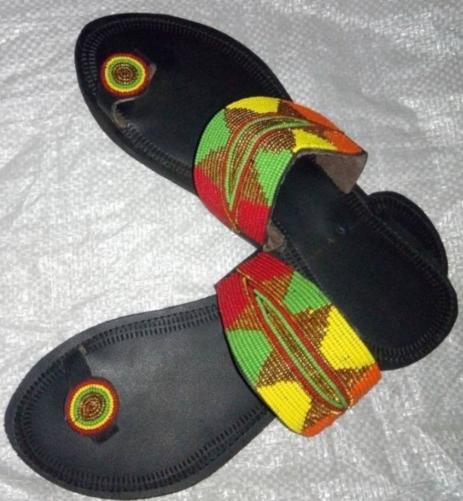 African Sandals Maasai Sandals Women Sandals Kenyan - Etsy