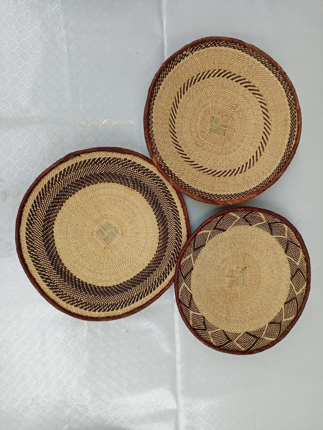 Handwoven Tonga Basket | African Wall Decor | Boho Home Decor | Fair ...