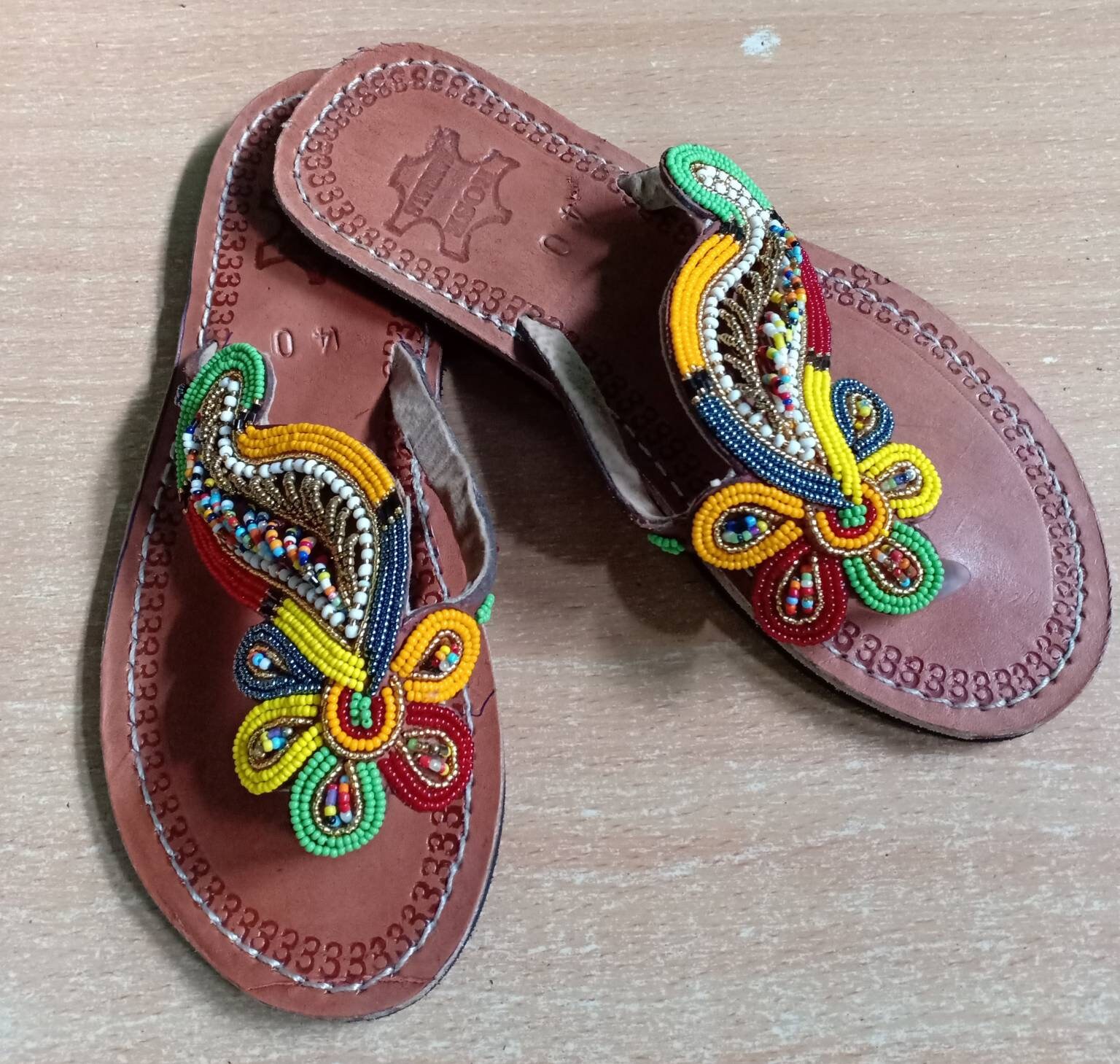 ON SALE:Maasai sandals African beaded sandals women sandals | Etsy