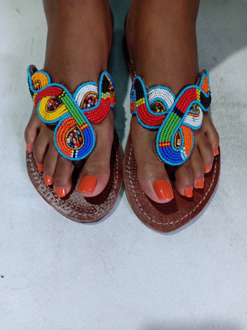 Summer African sandalssandals for womengift for herbeach | Etsy