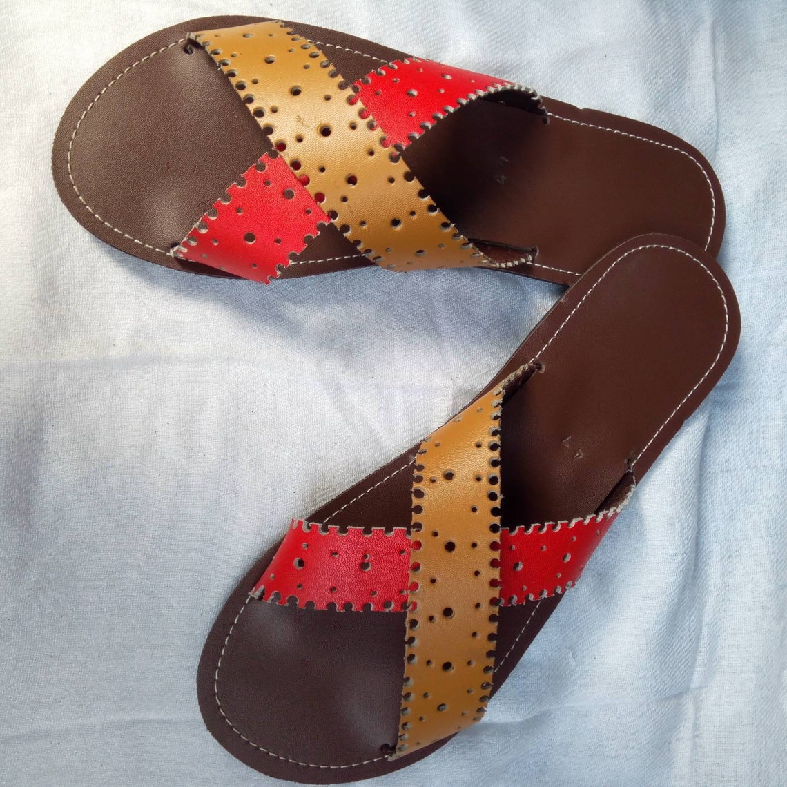 African Men Sandalsleather Sandals Men Shoeschristmas Gift - Etsy