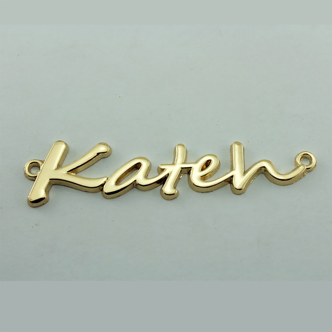 Customized Logo for Metal Label, Electroplating Metal English Letters ...