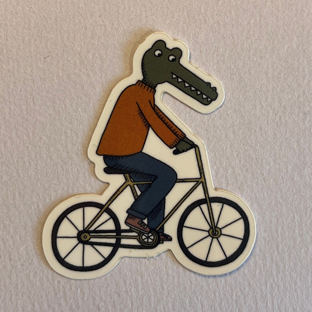 Adrian the Alligator Vinyl Sticker - Etsy