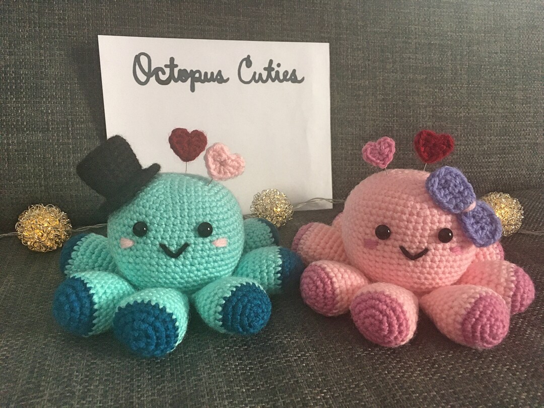 Octopus Amigurumis, Cute Pin Cushions, Ocean-themed Decor, Kawaii ...