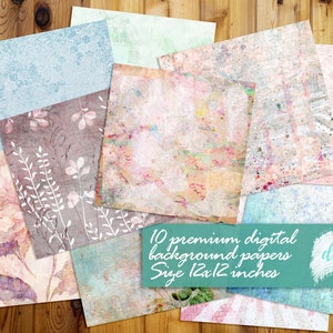 Digital Scrapbook Paper Bundle - Collage Paper - Junk Journal Kit - Art ...