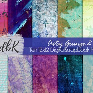Digital Scrapbook Paper Bundle - Collage Paper - Junk Journal Kit - Art ...