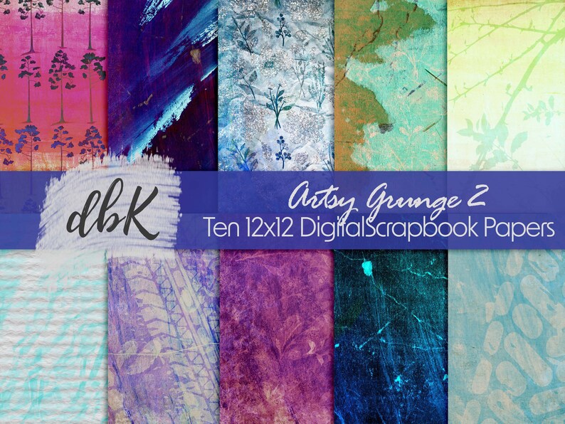 Digital Scrapbook Paper Bundle - Collage Paper - Junk Journal Kit - Art ...