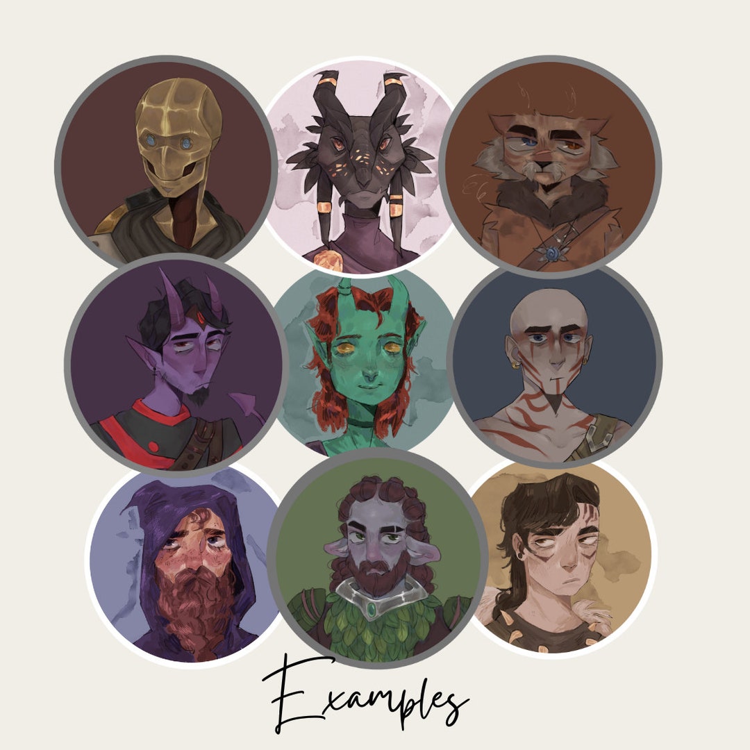 DND Mystery Character - Surprise DND Character Commission - Random DND ...