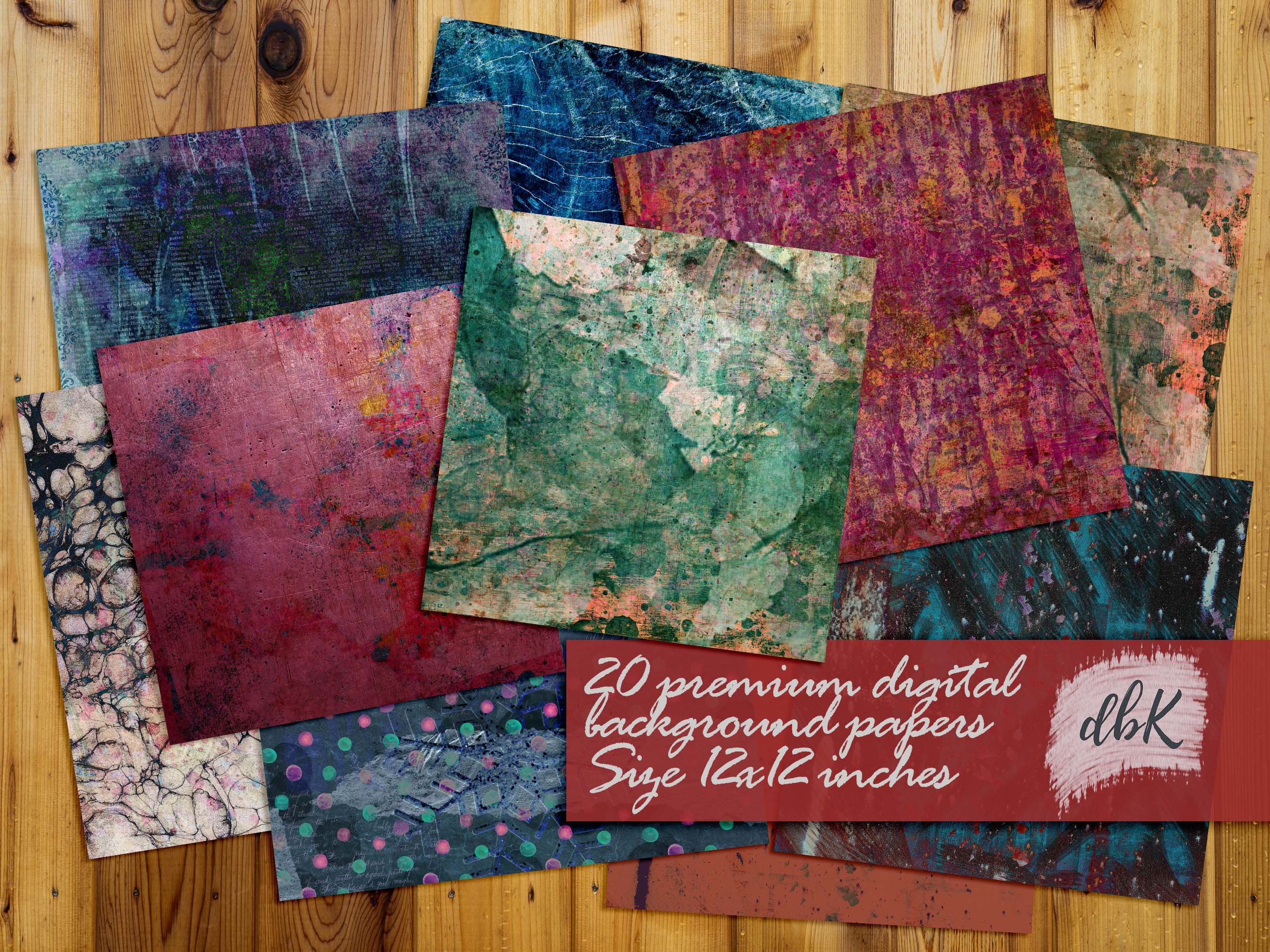 Digital Scrapbook Paper Bundle - Collage Paper - Junk Journal Kit - Art ...