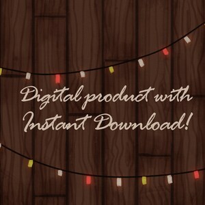 Merry Christmas Digital Scrapbooking Kit, Christmas Digiscrap Bundle ...