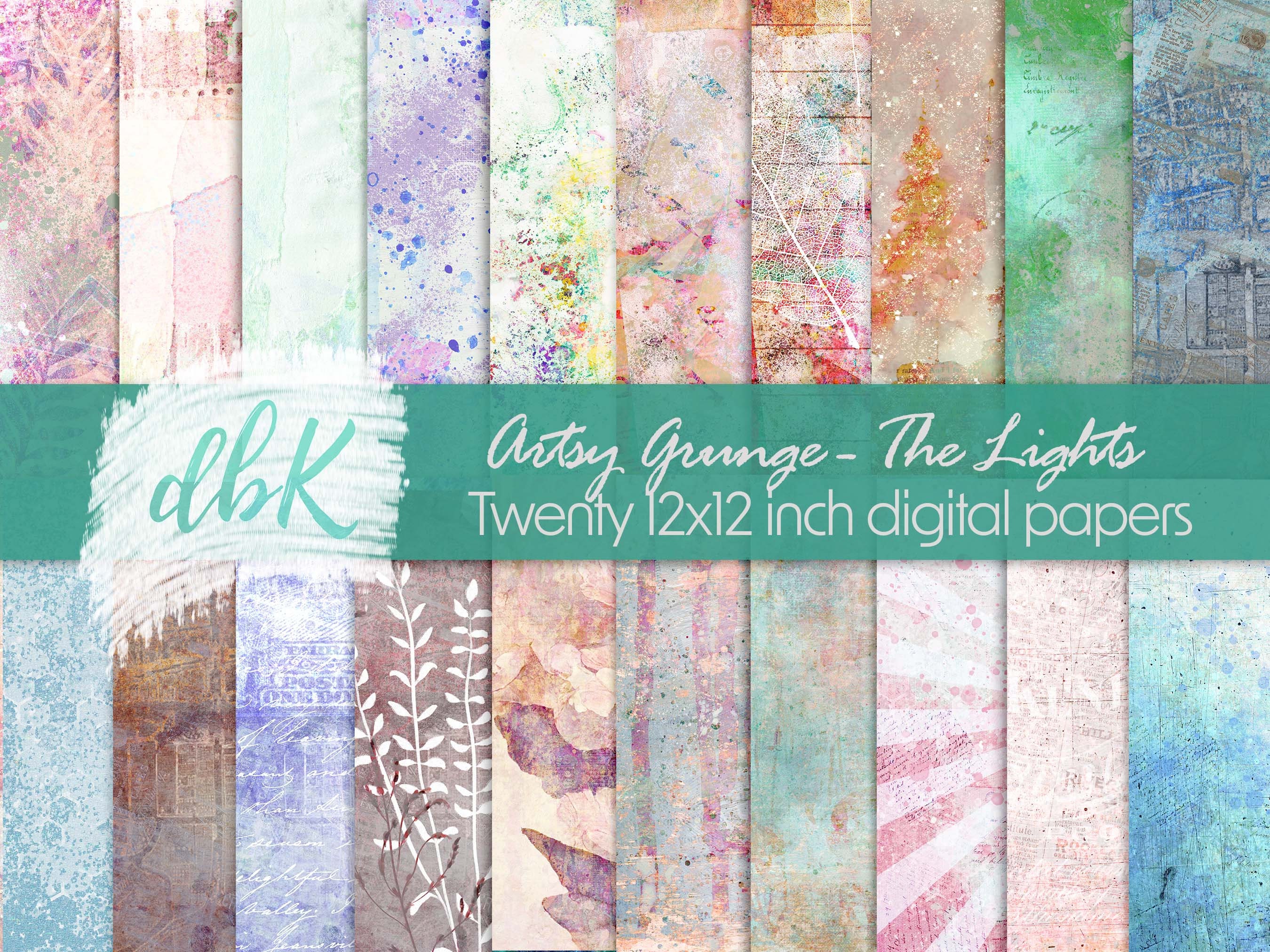 Digital Scrapbook Paper Bundle - Collage Paper - Junk Journal Kit - Art ...