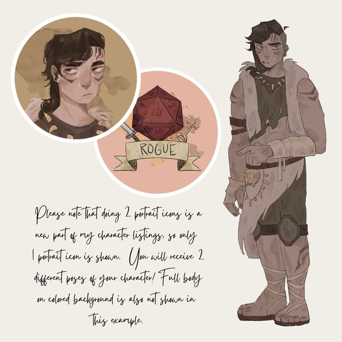 Custom DND Mystery Character - Surprise DND Character Commission ...