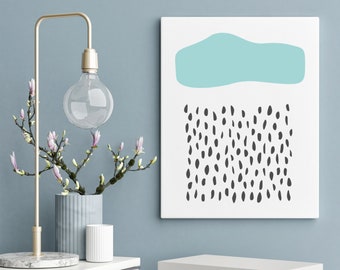 Rain Drop Print | Etsy