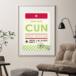 Cancun Luggage Tag Print Cancun Print Cancun Luggage Tag - Etsy