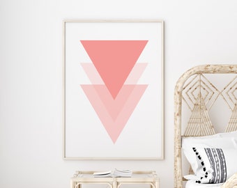 Pink Triangle Poster - Etsy
