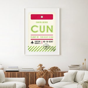 Cancun Luggage Tag Print Cancun Print Cancun Luggage Tag - Etsy