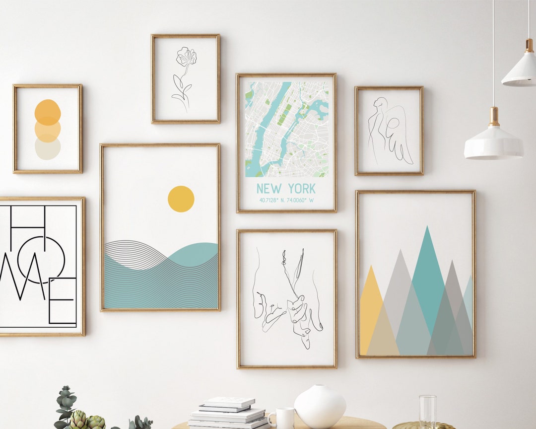 Adventure Gallery Wall Set, Wall Art Prints, Poster Bundle Set, Wall ...