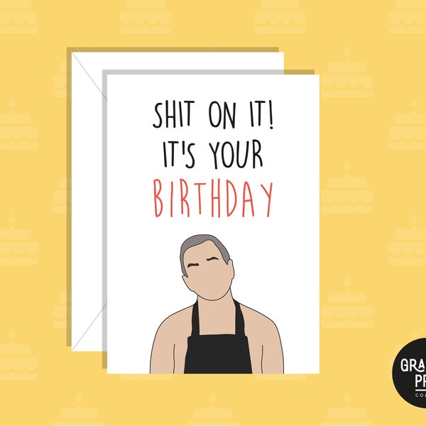 Friday Night Dinner Birthday Card - Etsy