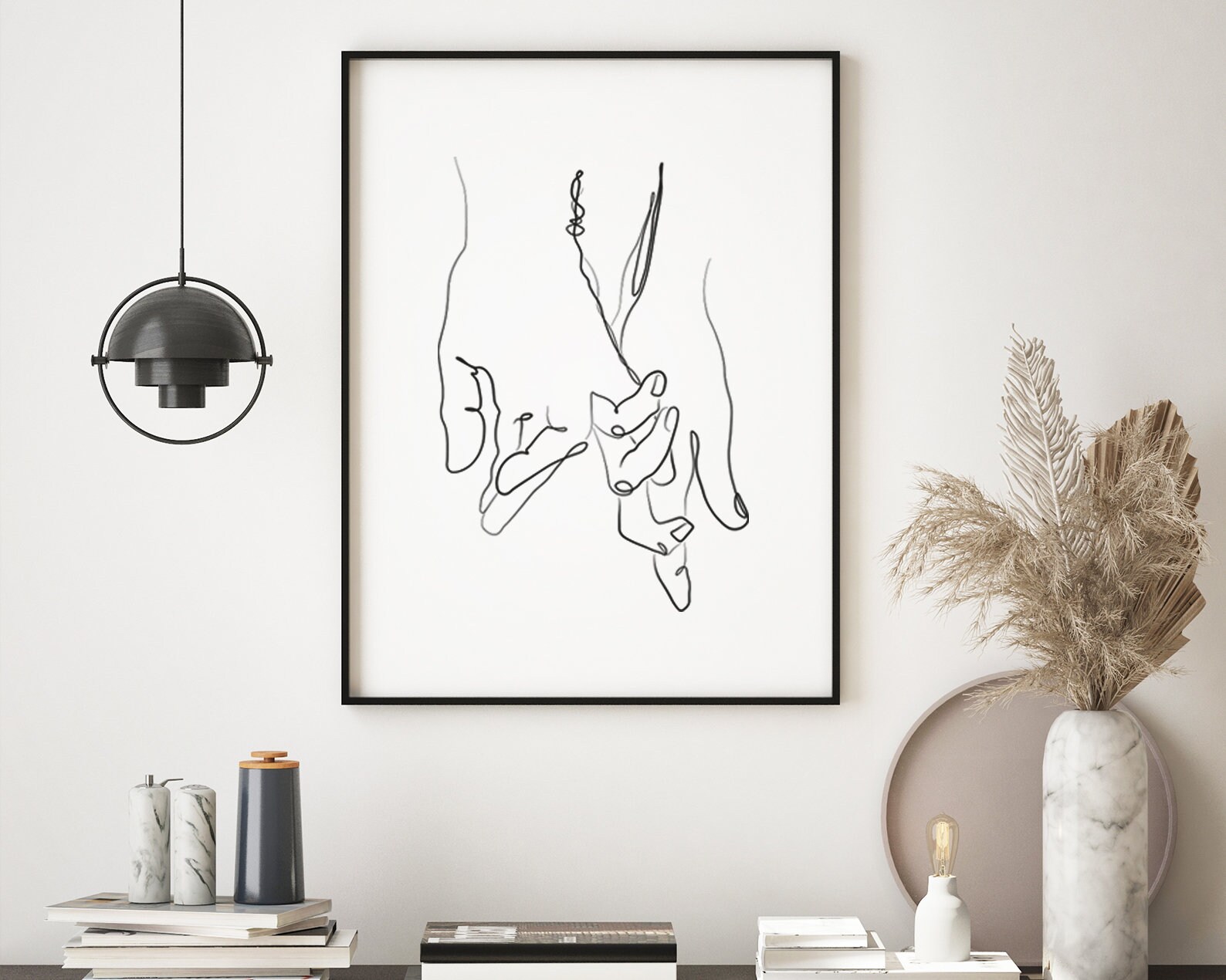 Holding Hands Line Art Poster Hands Line Art Line Art - Etsy