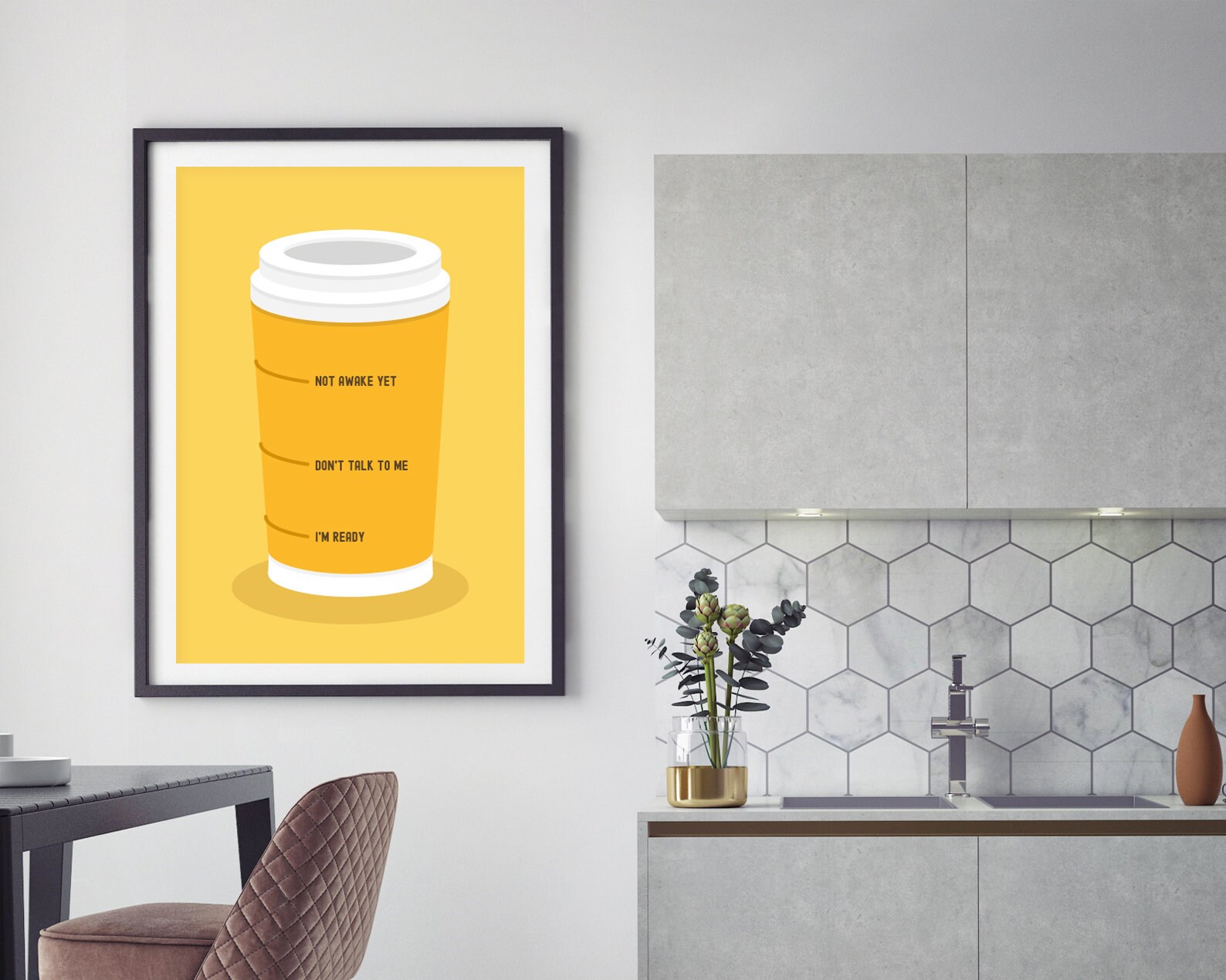The Stages of Coffee Print Coffee Typography Print Print - Etsy