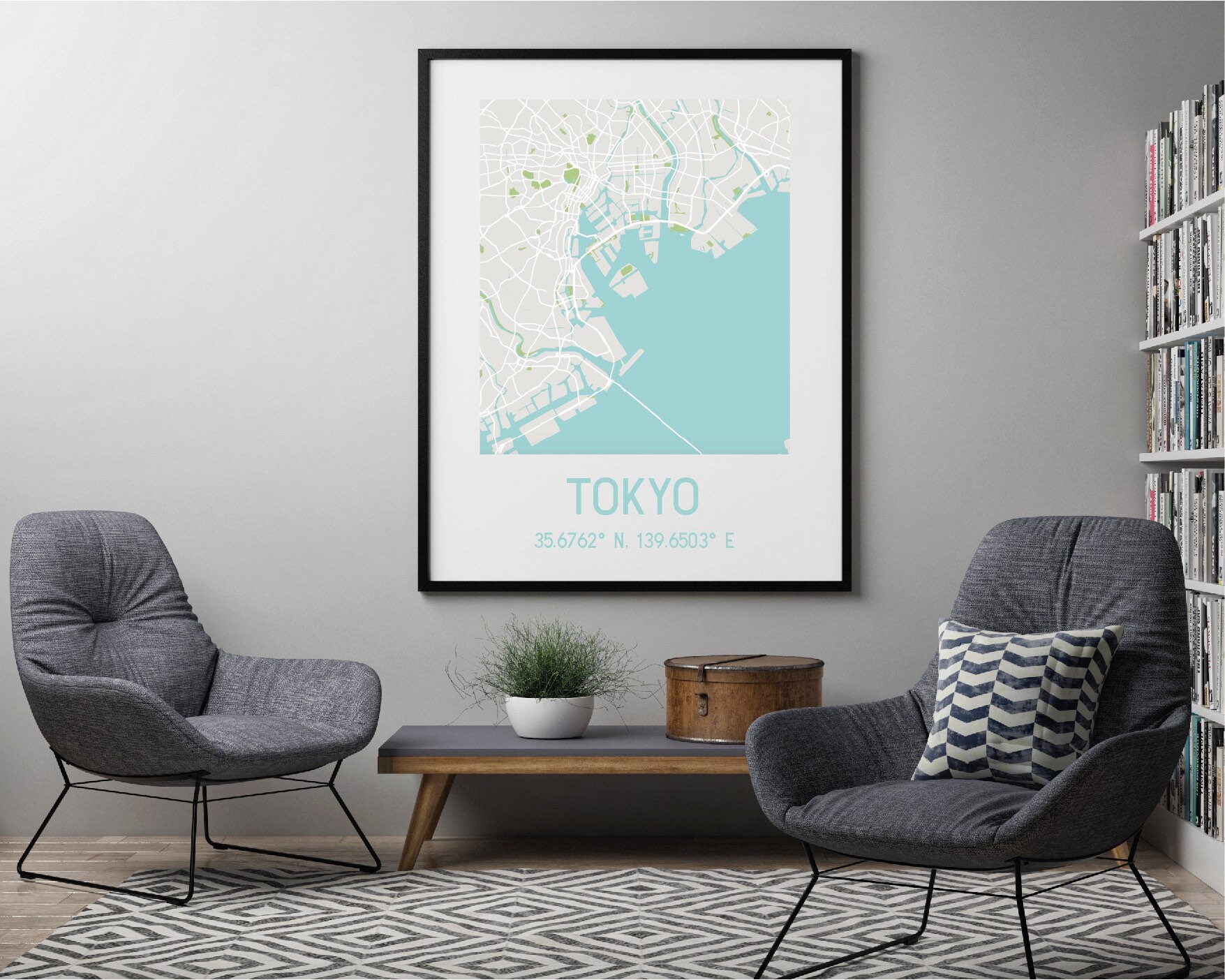 Natural City Map Minimalist Poster Natural City Poster | Etsy