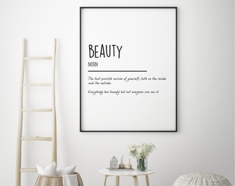 Beautiful Quotes, Beautiful Quote, Beauty Definition, Office Decor for ...