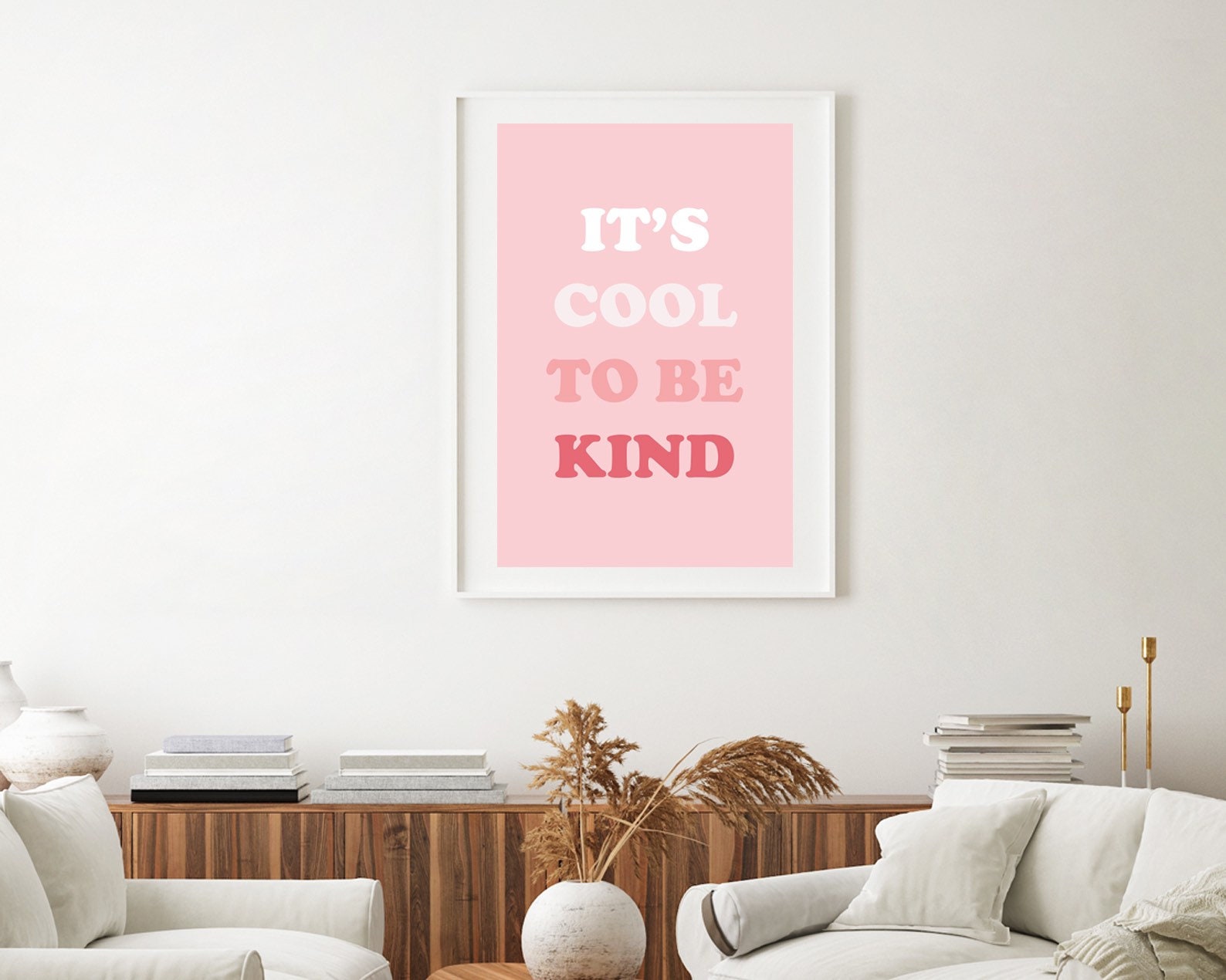 Its Cool To Be Kind Quote Print Its Cool To Be Kind | Etsy