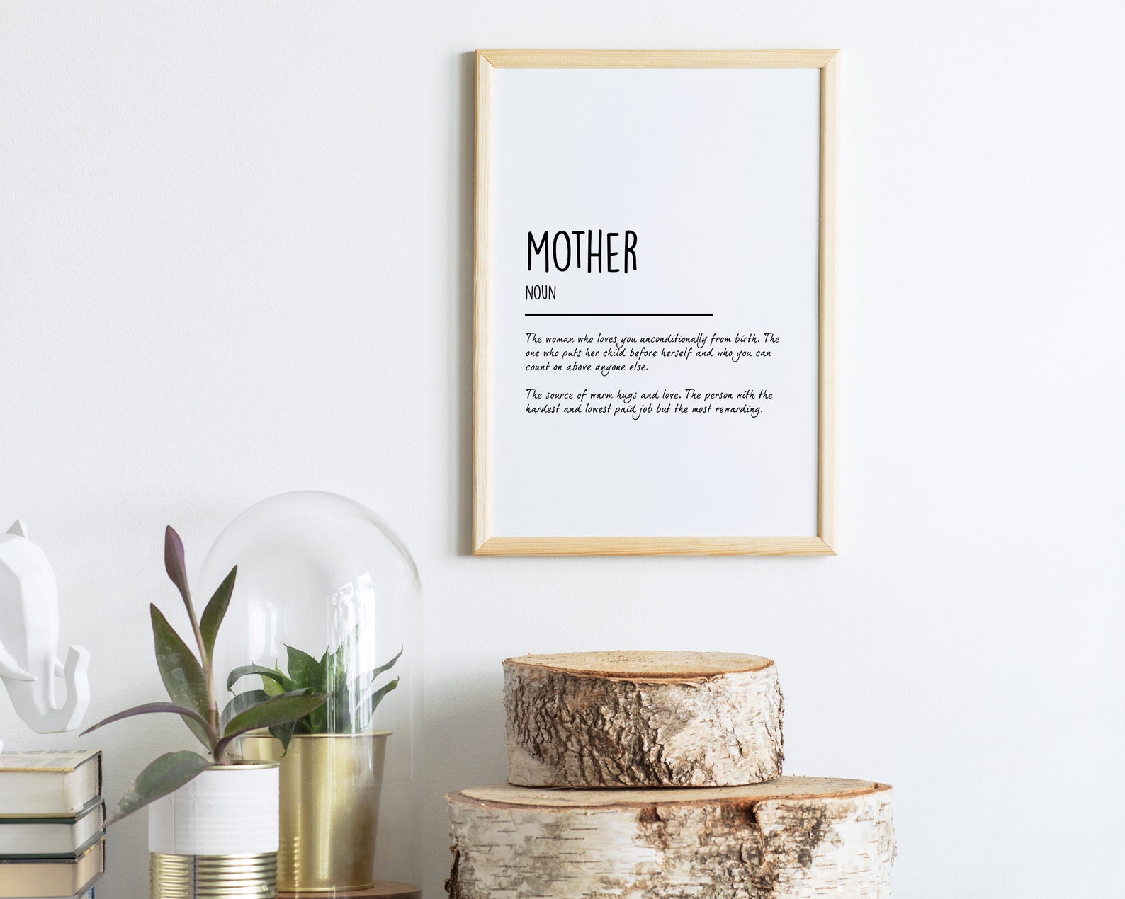 Mum Definition Poster Gift for Mum Definition Print Mum | Etsy