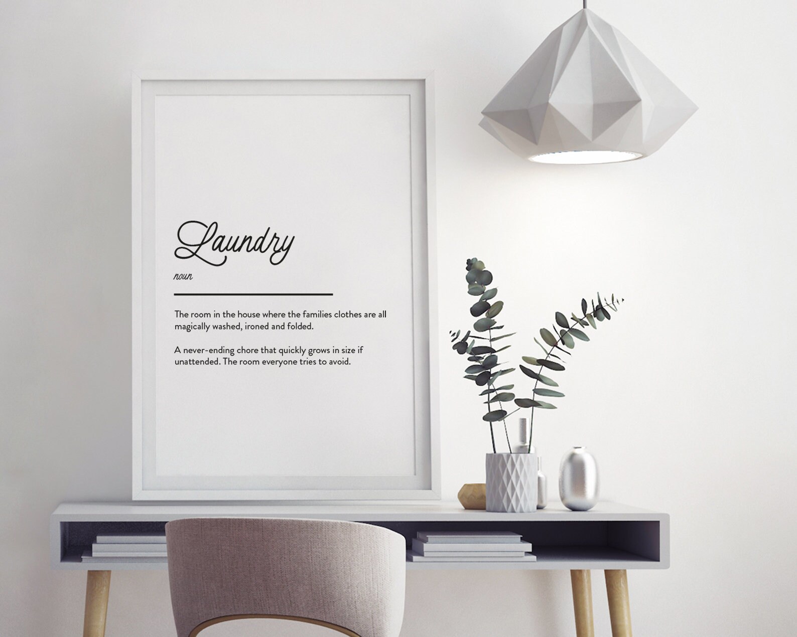 Laundry Definition Poster Laundry Definition Print Home - Etsy