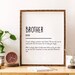Brother Definition Poster Gift for Brother Gift for Bro - Etsy