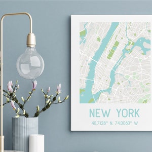 Natural City Map Minimalist Poster, Natural City Poster, London ...