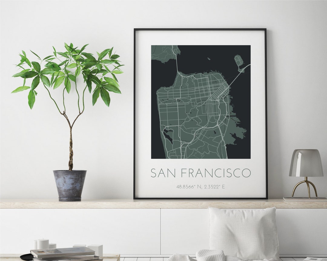 Green City Map Minimalist Poster, Green City Poster, London Minimalist ...