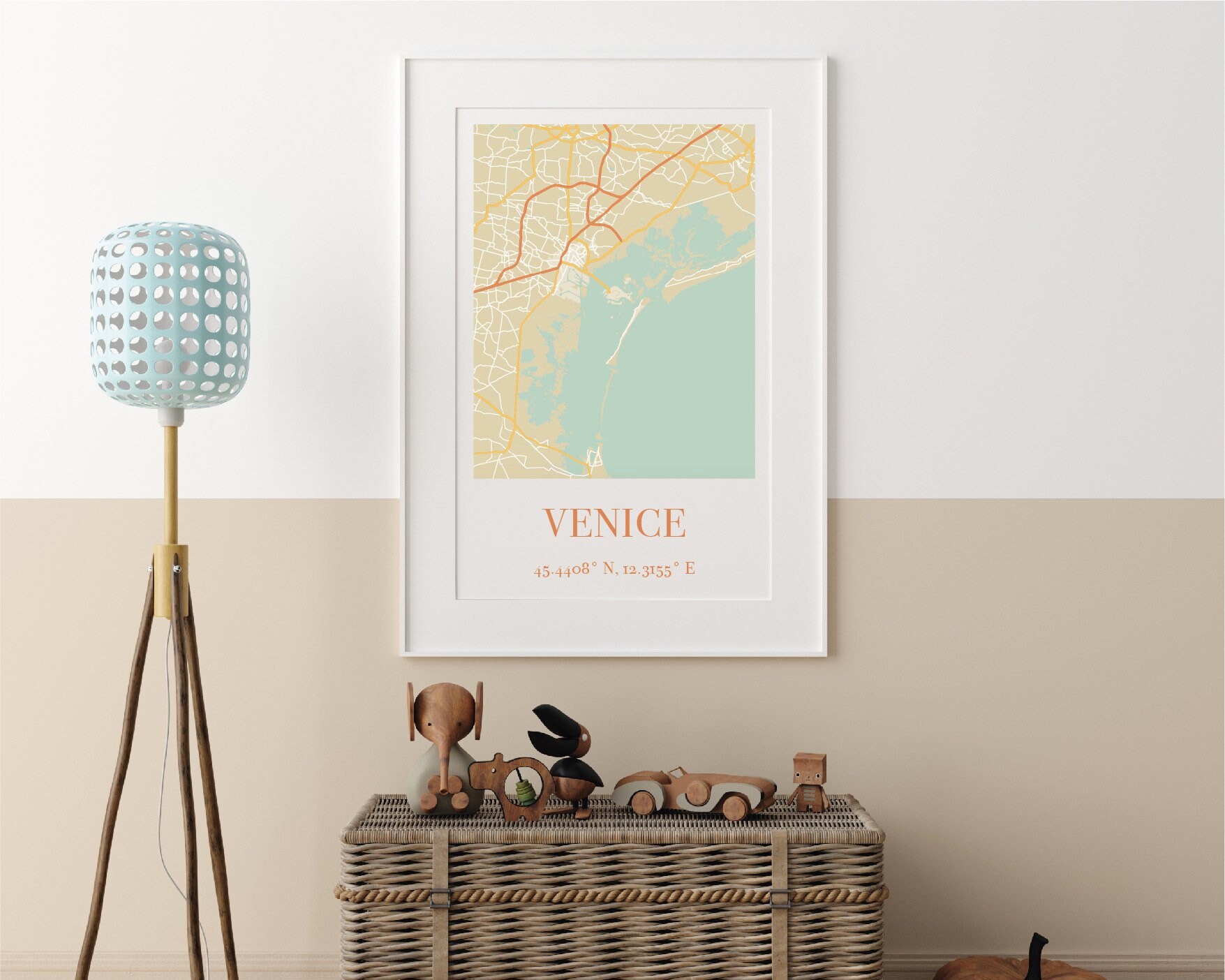 Vintage City Map Minimalist Poster Vintage City Poster | Etsy UK