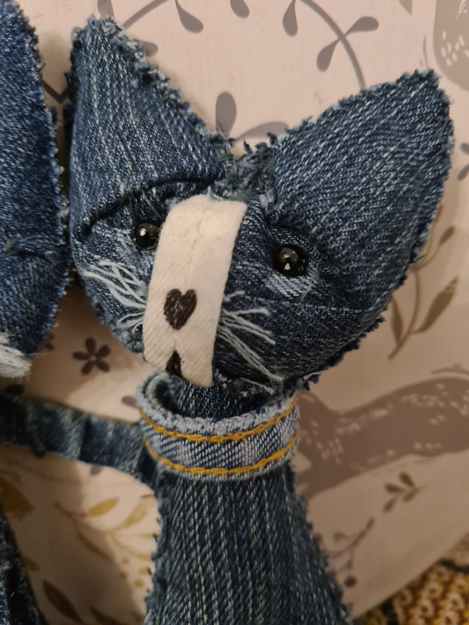 UPCYCLED DENIM CAT Pdf Digital File Tutorial Make a Cute Kitten Home ...