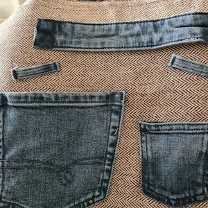 Beginner-friendly Upcycled Denim Dog Sewing Pattern - Hand-sewn PDF ...